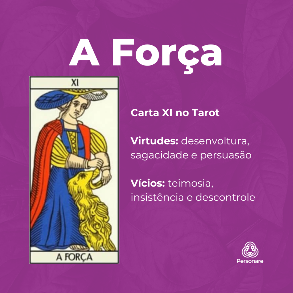 A Força no Tarot: significados da carta XI | Personare