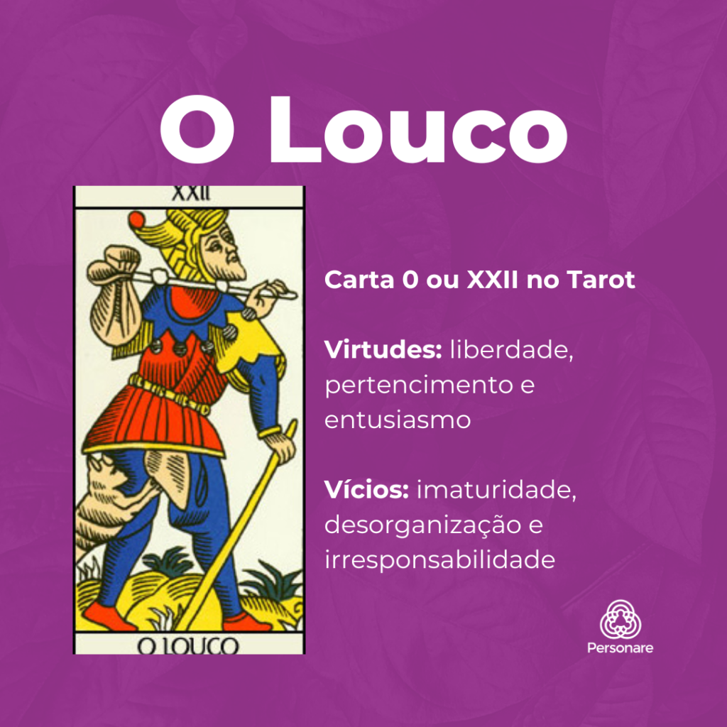 O Louco no Tarot: significados da carta 0