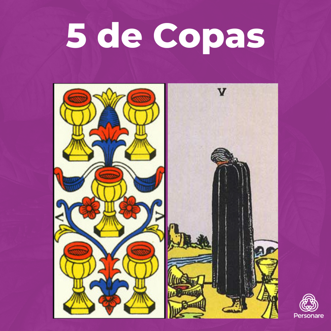Cinco de Copas no Tarot: significados da carta | Personare