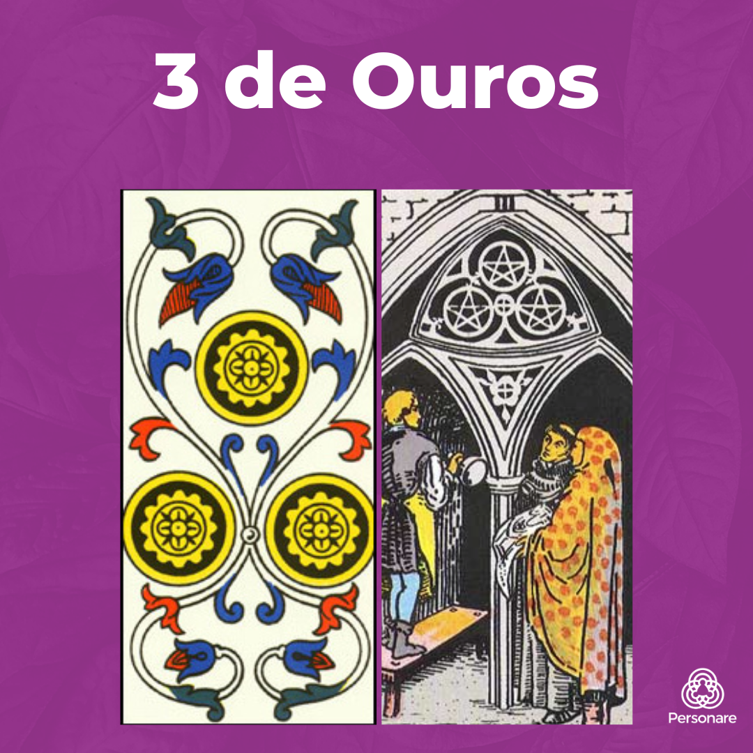 Três de Ouros no Tarot: significados da carta | Personare