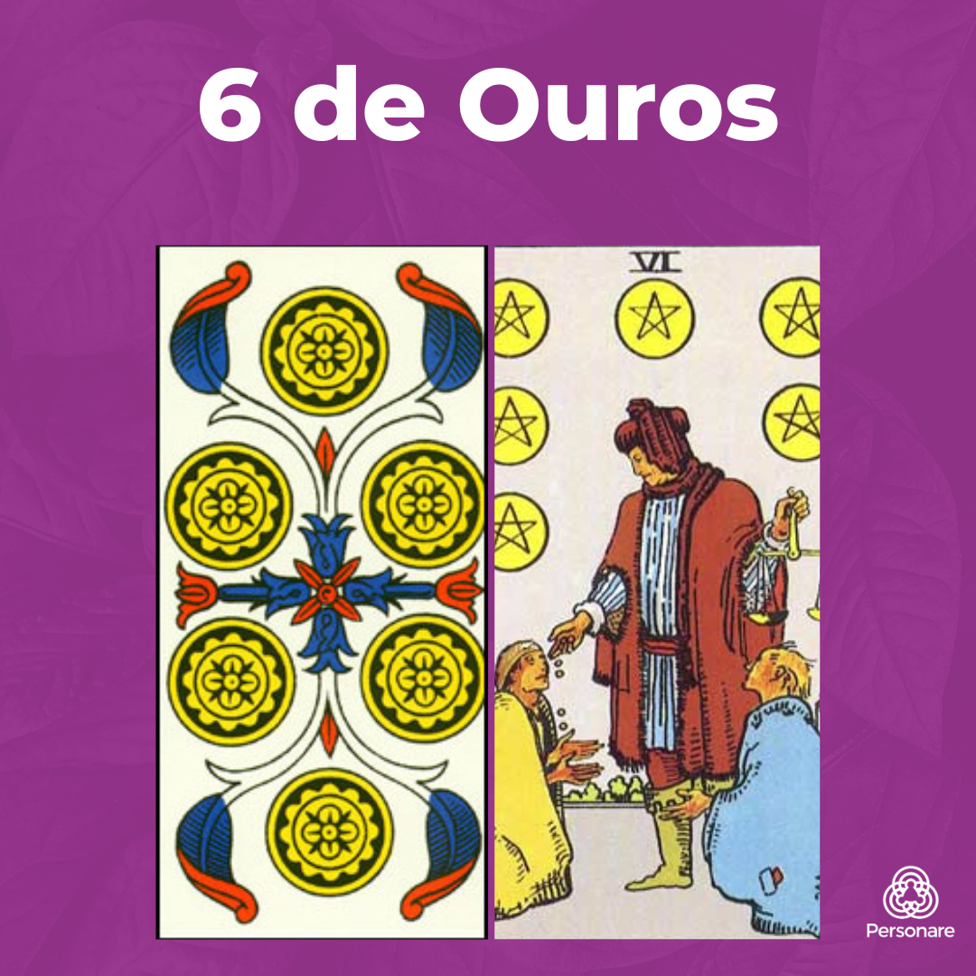 Seis de Ouros no Tarot: significados da carta | Personare